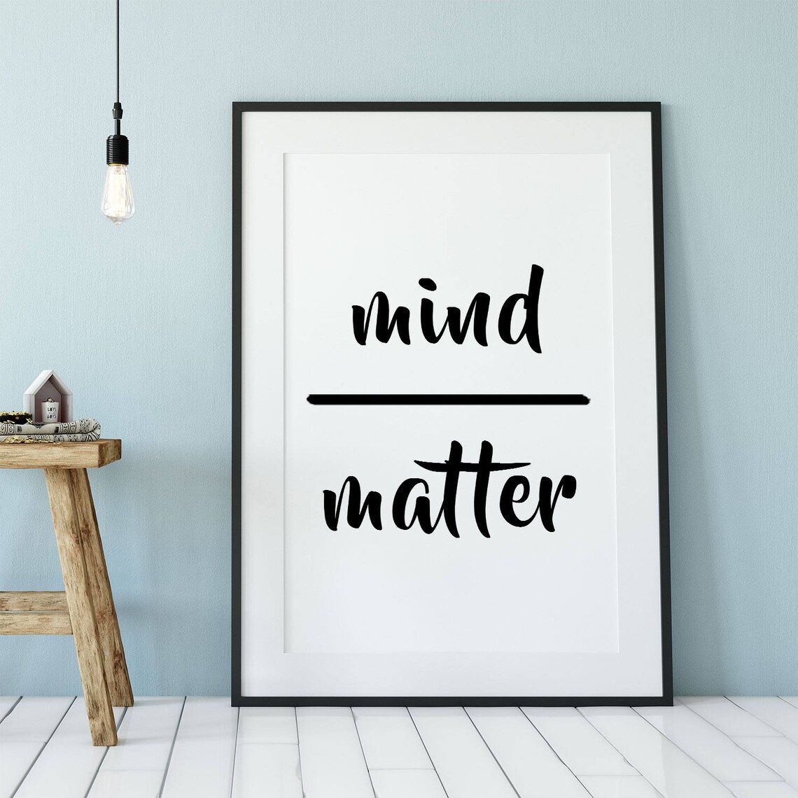 Mind Over Matter Zen Mindfulness Poster - Etsy