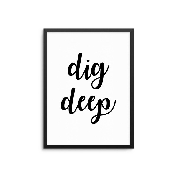 Dig Deeper - Etsy
