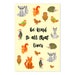 Be Kind to All That Lives Poster Cute Animal Rights Art - Etsy
