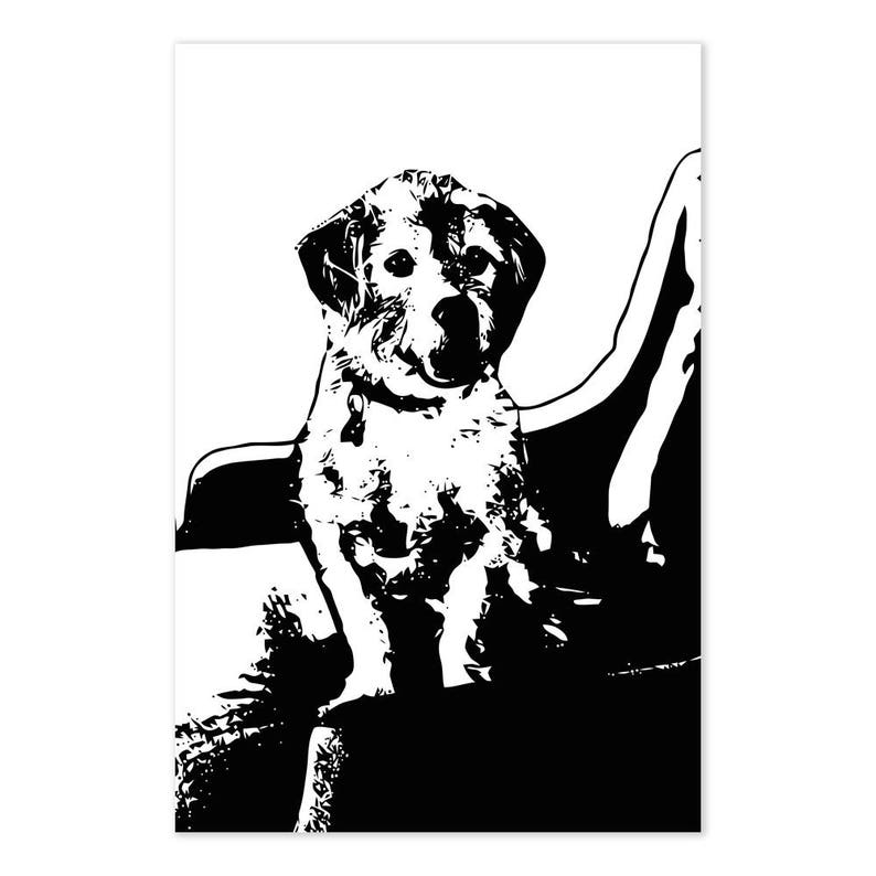 Funny Anchorman Dog Poster Baxter Dog Wall Art | Etsy