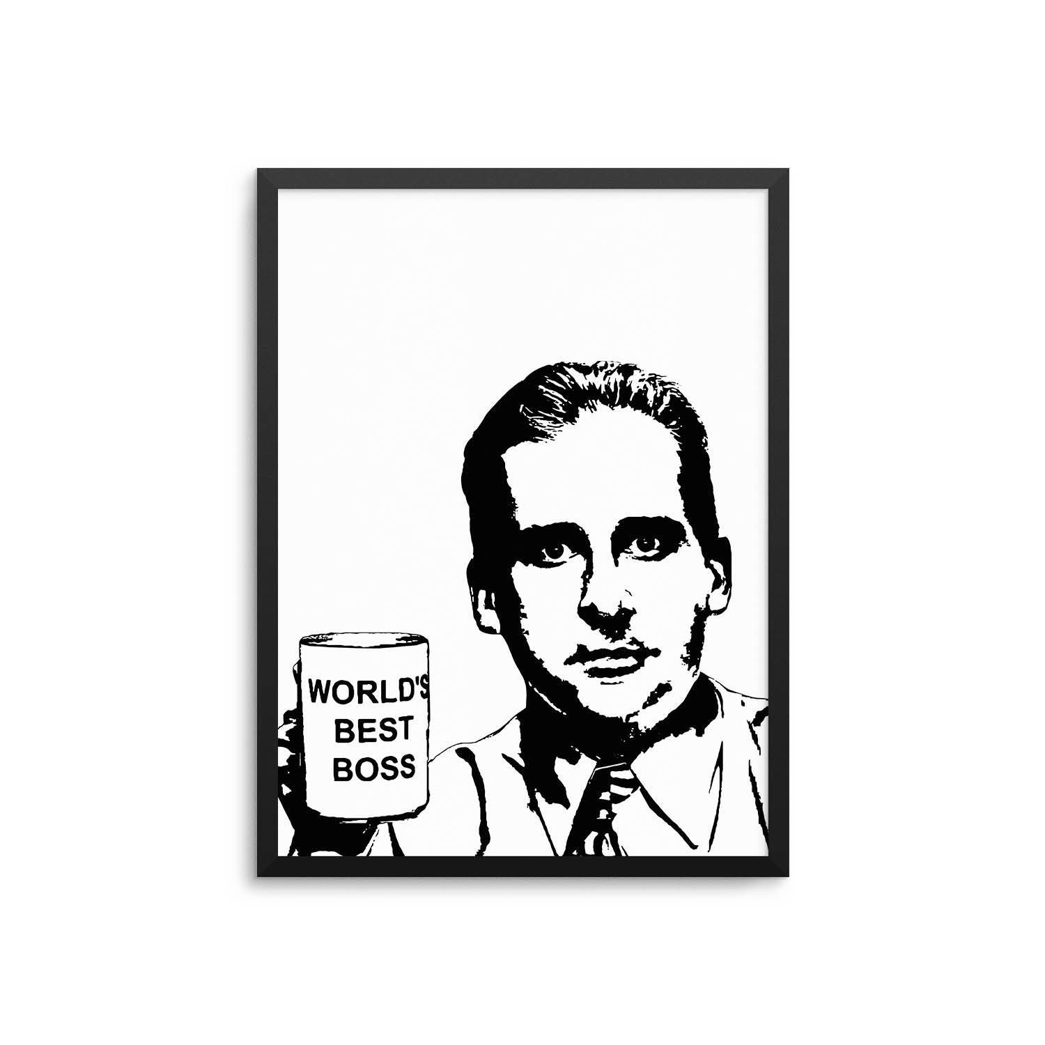 Póster Michael Scott The Office TV Show, Michael Scott Quota, The ...