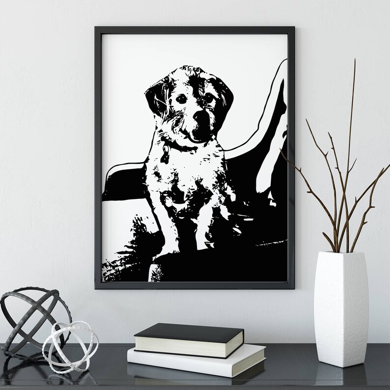 Funny Anchorman Dog Poster Baxter Dog Wall Art | Etsy