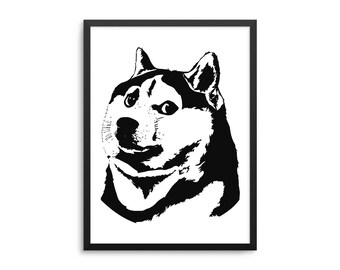 Doge Meme Farewell Card Funny Goodbye Card for Dog Lover, Meme Lover ...