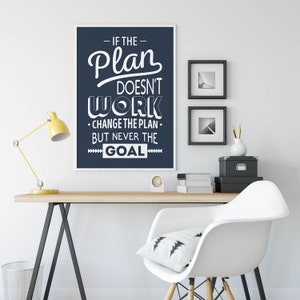 If the Plan Doesn't Work Change the Plan but Never the Goal Leadership ...