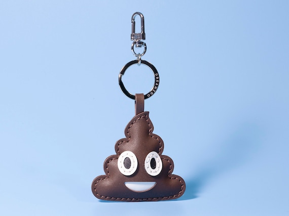Poop Emoji Keyring