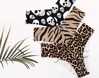 Animal Print Bikini | Etsy