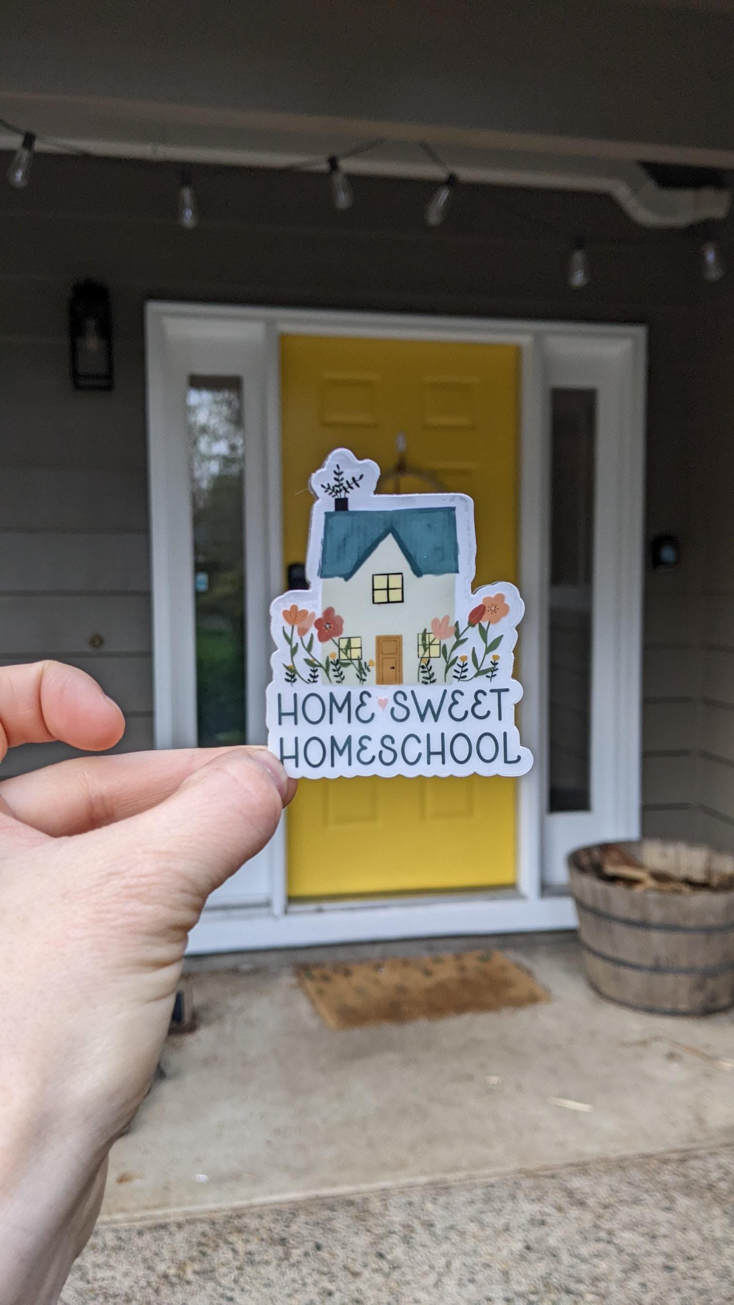 Home School Sticker Home Sweet Homeschool - Etsy
