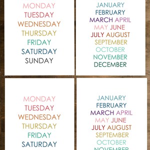 Alphabet Poster, Handwriting Chart, Number Chart and 100 Chart ...