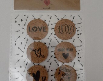 Cork Stickers | Etsy