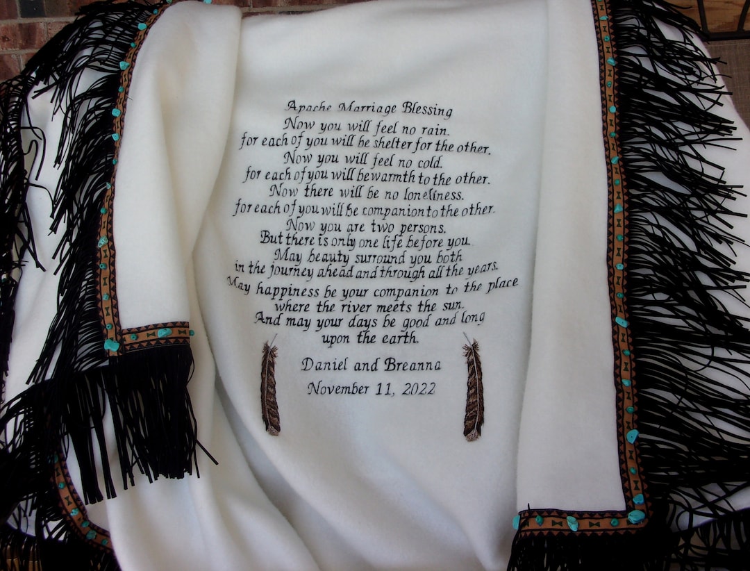 Native American Wedding Blessing Blanket - Etsy