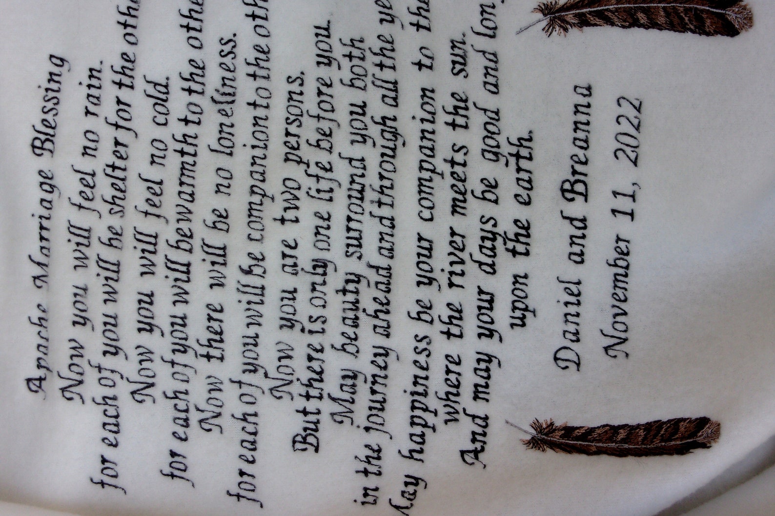 Native American Wedding Blessing Blanket - Etsy