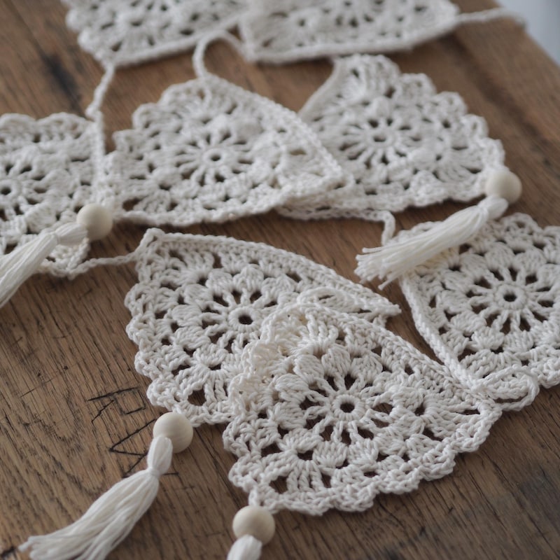 Bunting With Lace - Etsy UK