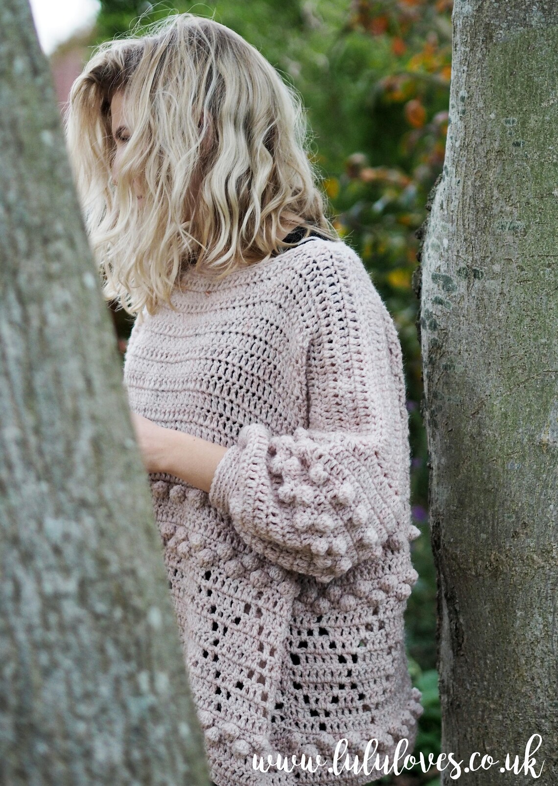 Crochet Diamonds and Bobbles Jumper Pattern PDF Digital | Etsy