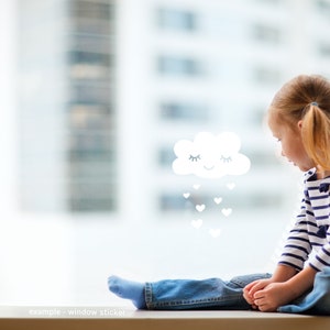 Window Sticker Cloud Decals Window Stickers Nursery Pictures Baby Room ...
