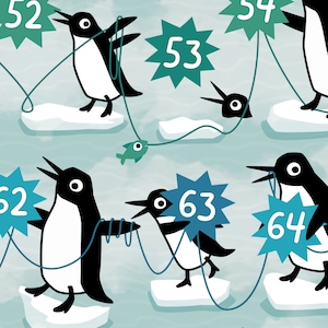 Counting Poster 1-100 Children Prints Nursery Learning Numbers Posters ...