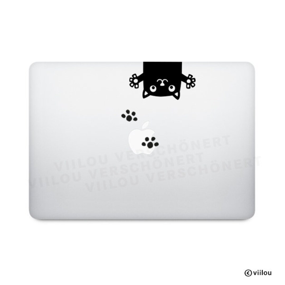 CAT Sticker Computer Decals Cats Paws Stickers Animals Tracks Cat ...