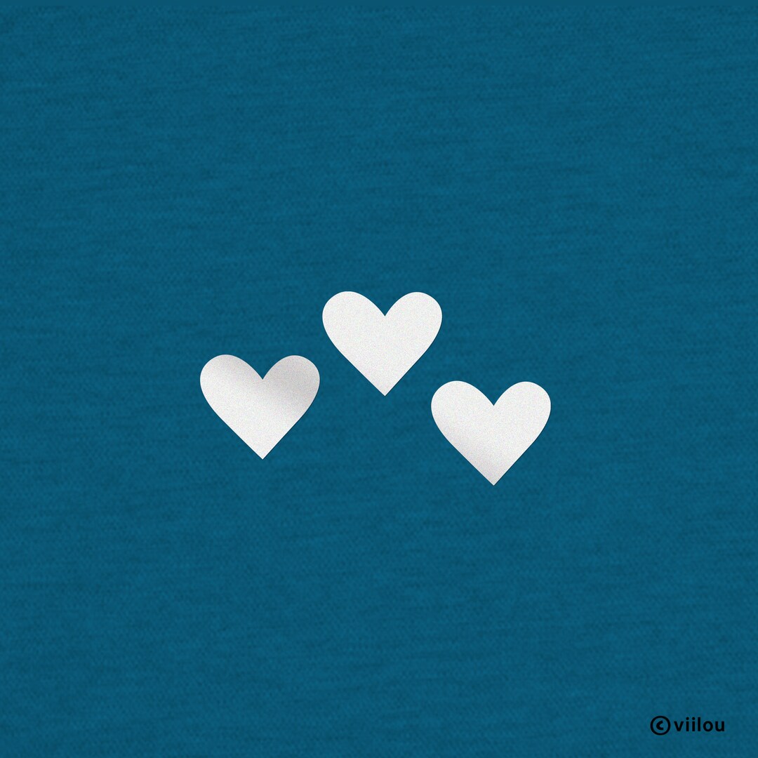 Iron-on Reflective Patches HEARTS Reflectors Kids Transfer Pictures ...
