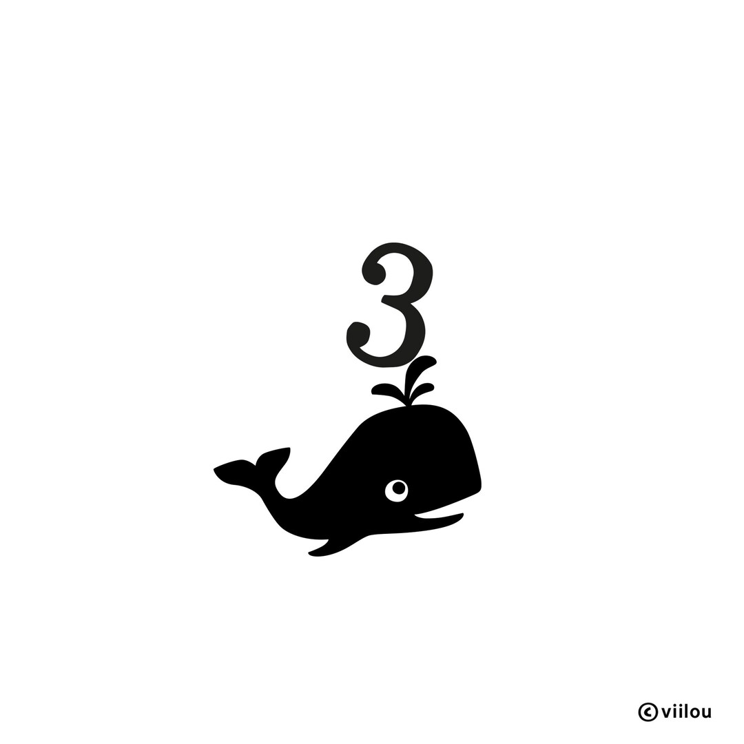 Patches Numbers WHALE With Number Patch Iron on Applications Diy Kids ...