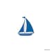 Children Iron-on Patch SAILBOAT Illustration Kids Ironing Patches ...