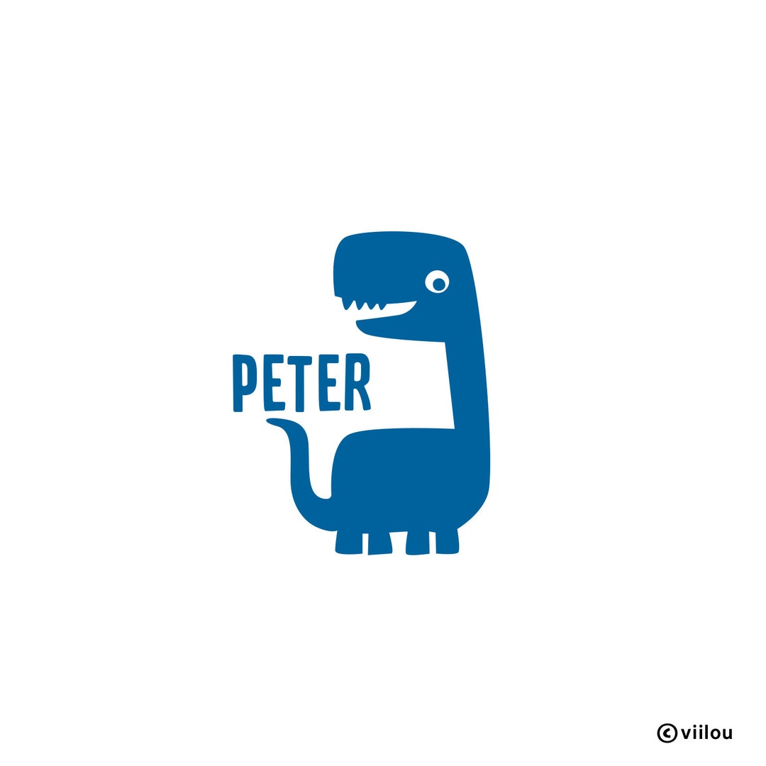 Sticker Name Decal DINO Door Stickers Name Baby Decals Door Sticker ...