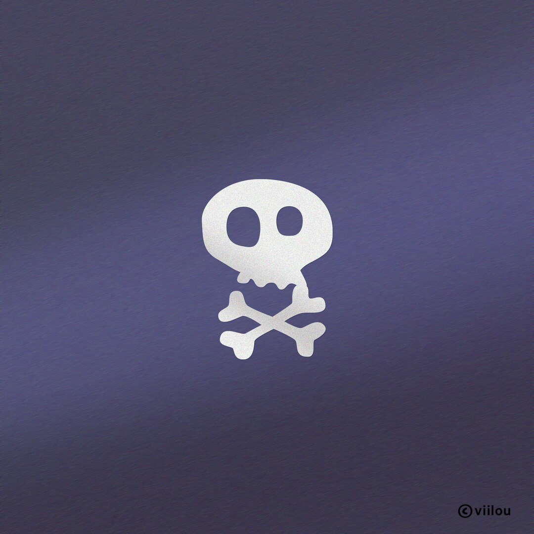 Reflector Sticker SKULL Reflective Decals Children Helmet Stickers ...