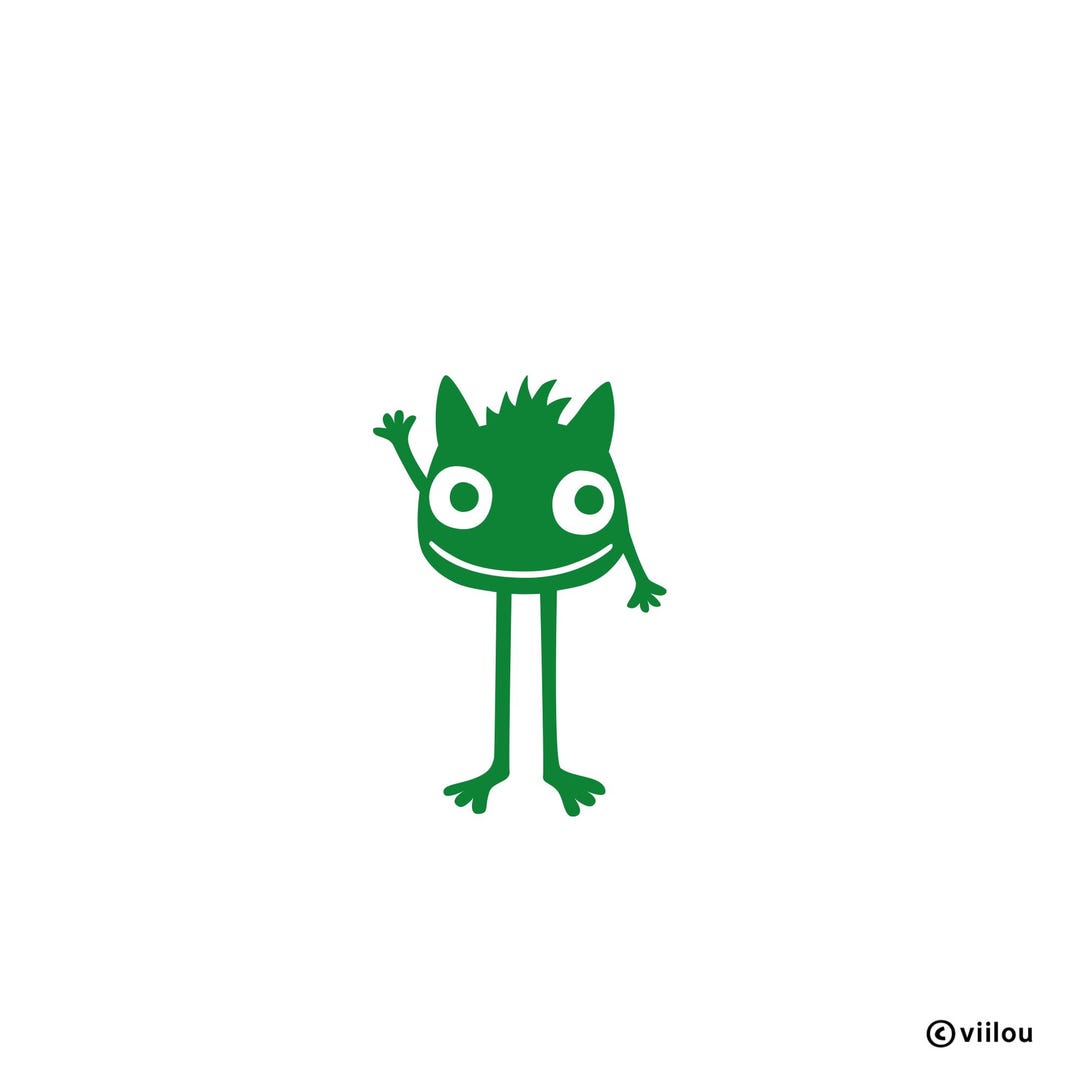 Iron-on Patch Monster Hi! Kids Illustration Ironing Patches Children ...