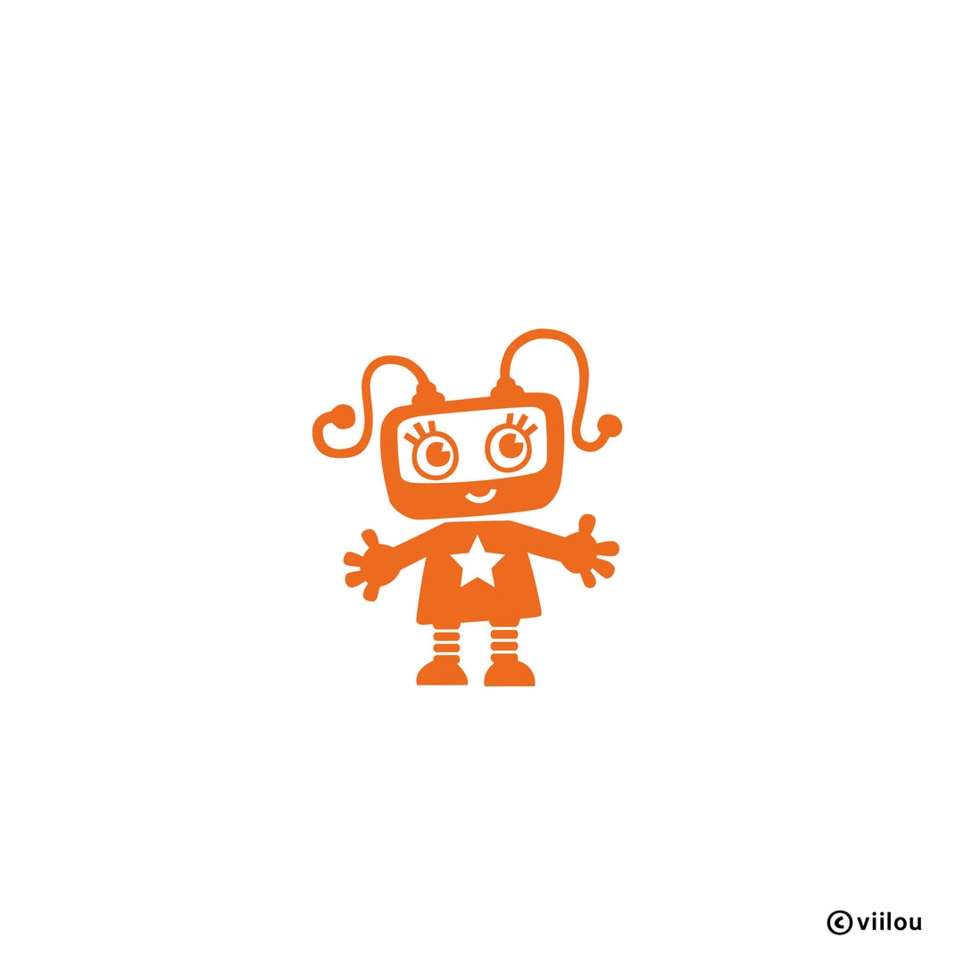 Robot Patches Robots Applications Child Sticker Robot Shirt Diy Kids ...