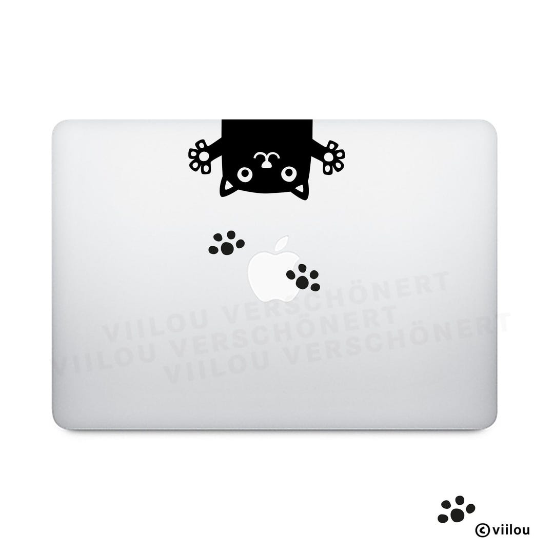 CAT Sticker Computer Decals Cats Paws Stickers Animals Tracks Cat ...