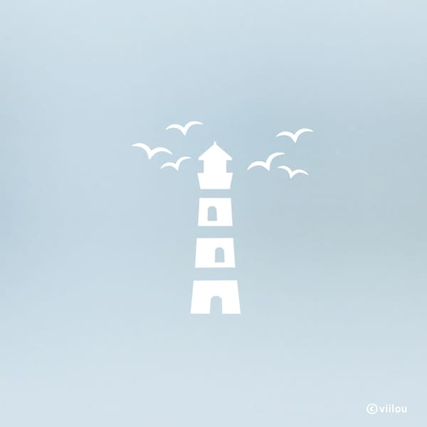 Lighthouse Window Cling - Etsy