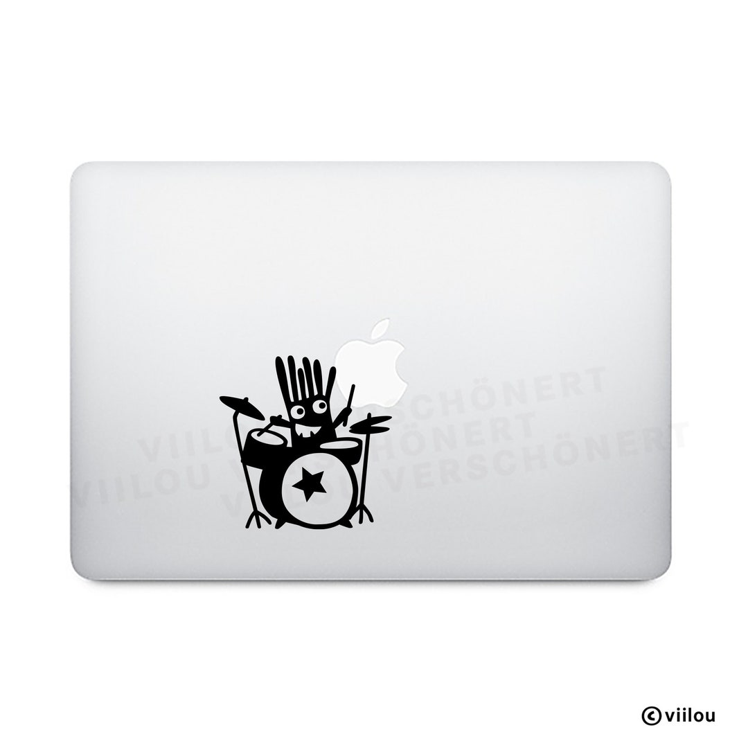 Sticker MONSTER MUSIC Computer Decals Notebook Stickers MacBook Pics ...