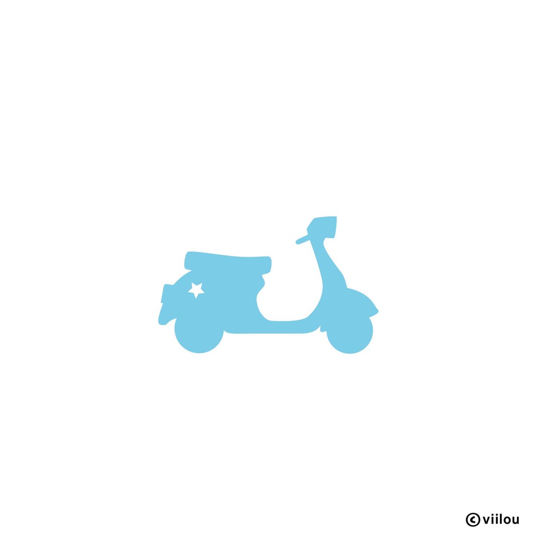SCOOTER Patches Motorbikes Applications Children Iron-on Pictures Kids ...