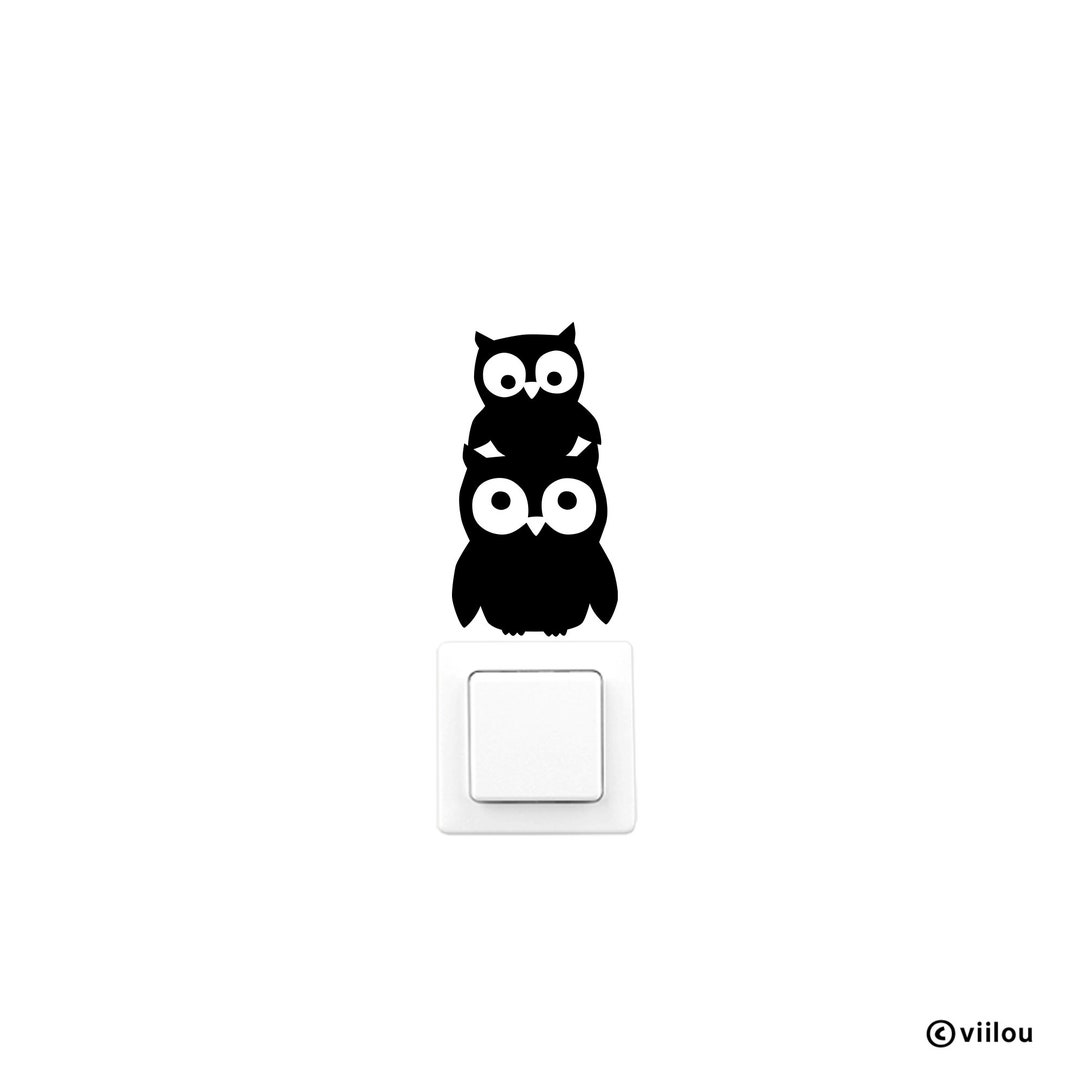 Sticker Light Switch Decal OWLS Wall Stickers Animals Wall - Etsy