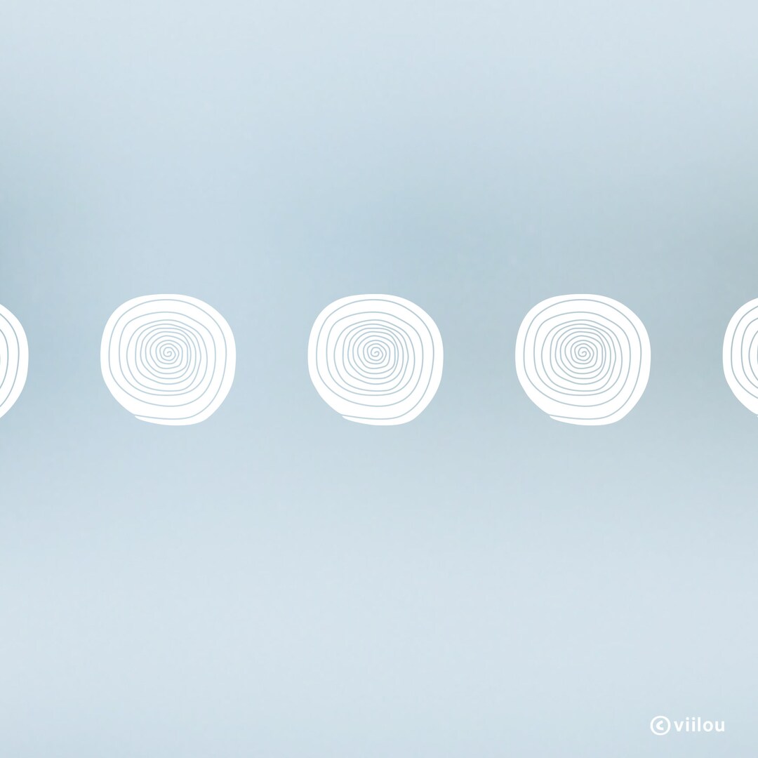 Window Decals SPIRALS Stickers Ornaments Borders Decor Window Art ...