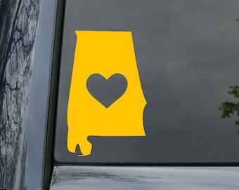 Alabama State Temporary Fake Tattoo Sticker set of 2 - Etsy