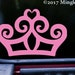 Tiara Princess Crown Vinyl Decal Sticker - Queen - Etsy