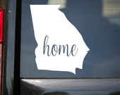 Georgia State Vinyl Decal Sticker 5 X 6 Home GA - Etsy