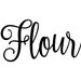 Flour Vinyl Sticker - Kitchen Pantry Organization Label - Die Cut Decal ...