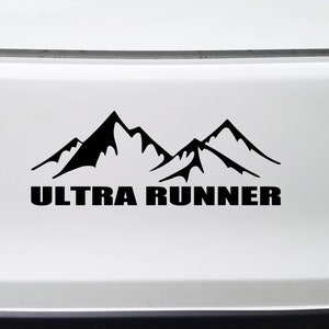 Ultra Runner Vinyl Decal Sticker Running 50K 50M 100K 100M - Etsy