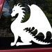 Dragon Vinyl Decal Sticker V3 Wyvern Fantasy Folklore Medieval - Etsy