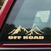 Off Road Vinyl Decal Sticker - 4X4 4WD Mountains Truck Motorcycle - Etsy