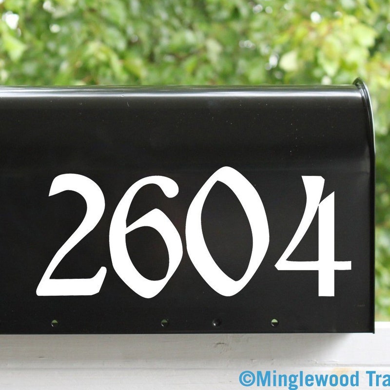 Vinyl House Numbers - Etsy