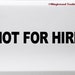 Set of 2 Not For Hire Vinyl Stickers DOT Truck Limo Labels | Etsy
