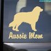 Aussie Mom Vinyl Sticker Australian Shepherd Auss Dog Puppy V2 Die Cut ...