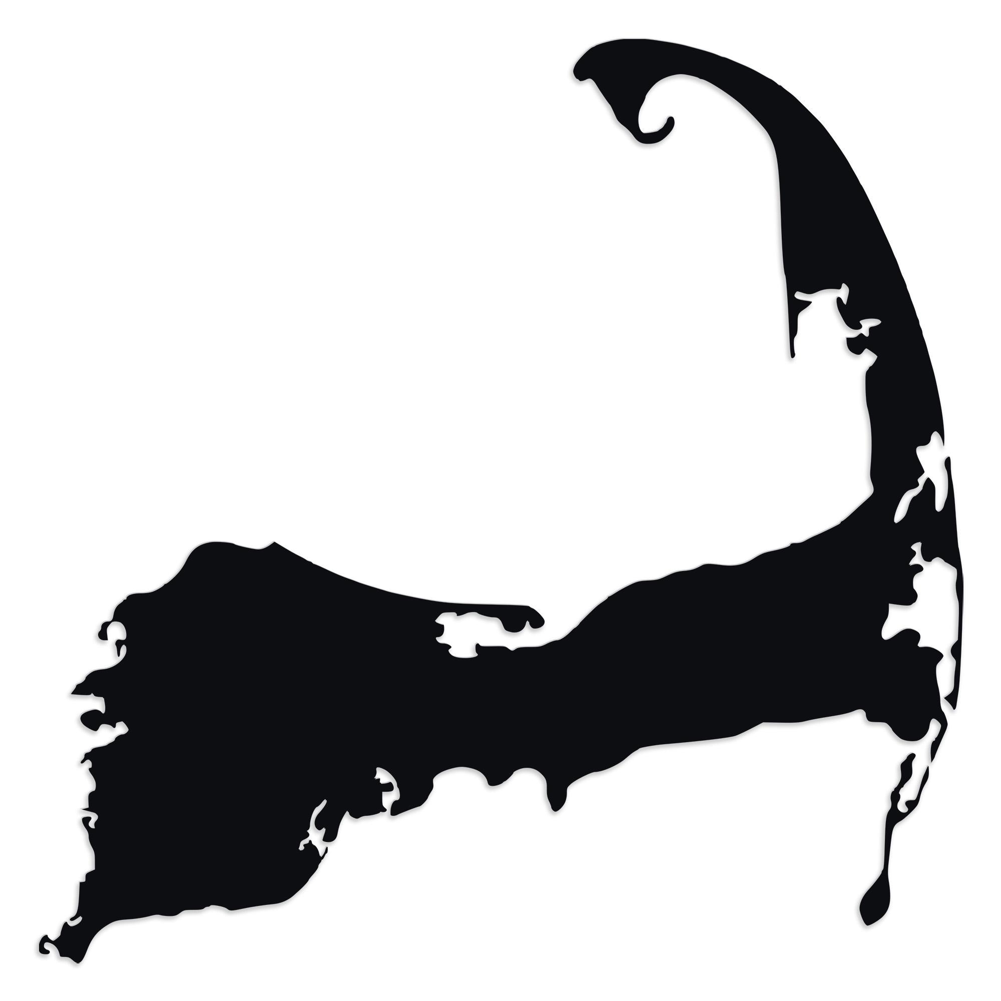 Cape Cod Outline Vinyl Decal – Massachusetts Map – New England Car ...