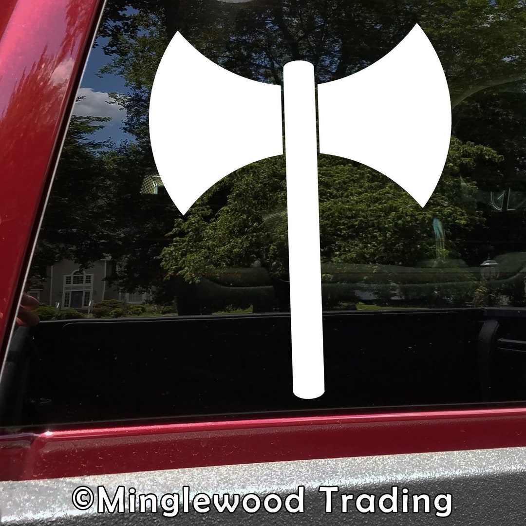 Labrys Vinyl Decal Sticker - Double Headed Axe Pelekus - Etsy