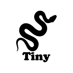 Snake With Personalized Name Vinyl Decal Sticker - Boa Ball Python ...