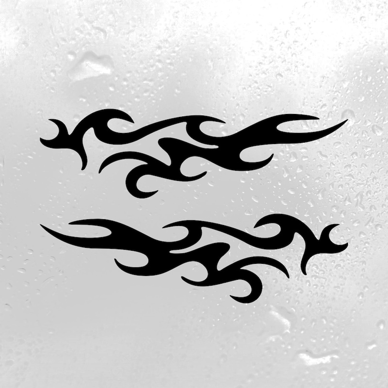 Flame Decals - Etsy