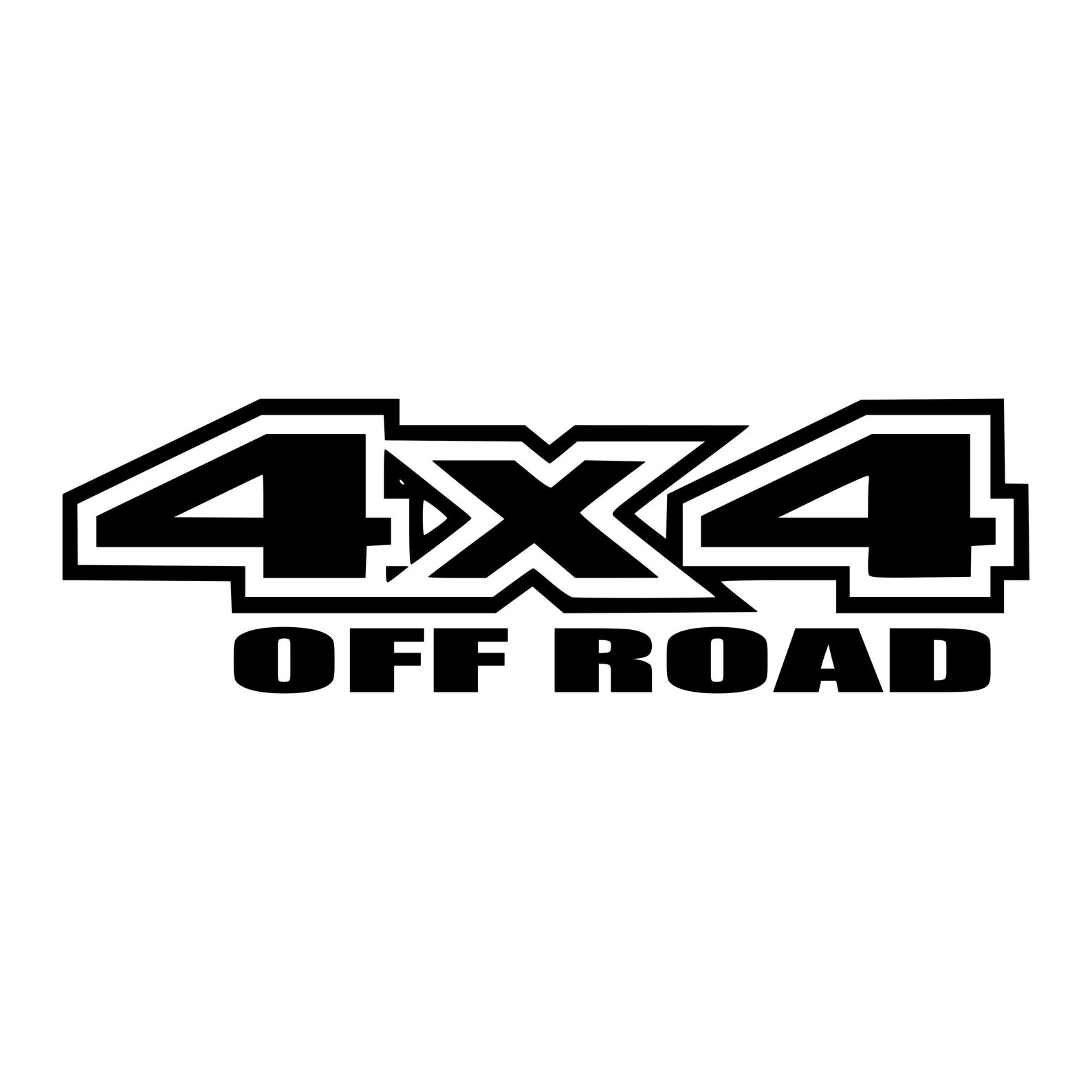 Pair 4X4 OFF ROAD V4 Vinyl Decal Stickers 4 by 4 Truck 4 X 4 - Etsy