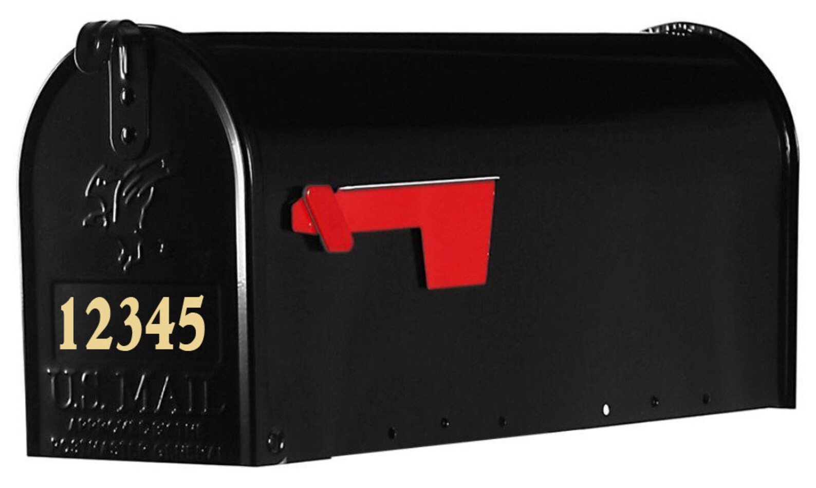 Custom Mailbox Numbers or House Lettering Name Vinyl Decal - Etsy