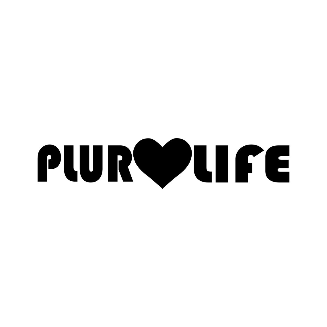 PLUR LIFE V1 Vinyl Decal Bumper Sticker Peace Love Unity - Etsy